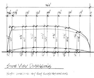 Dinghy Dimensional Drawings | Dimensions for Dinghy Boat